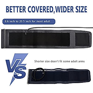 Extra Large Blood Pressure Cuff Compatible with Most Omron Blood Pressure Machine, Replacement Blood Pressure Cuff for Big Arm, Cuff Only(8.6”-20.5” Inches)