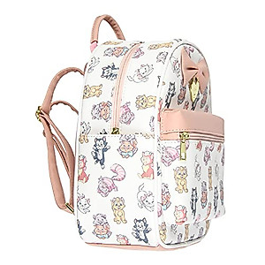 Disney Cats Saffiano Faux Leather Tote Bag Mini Backpack