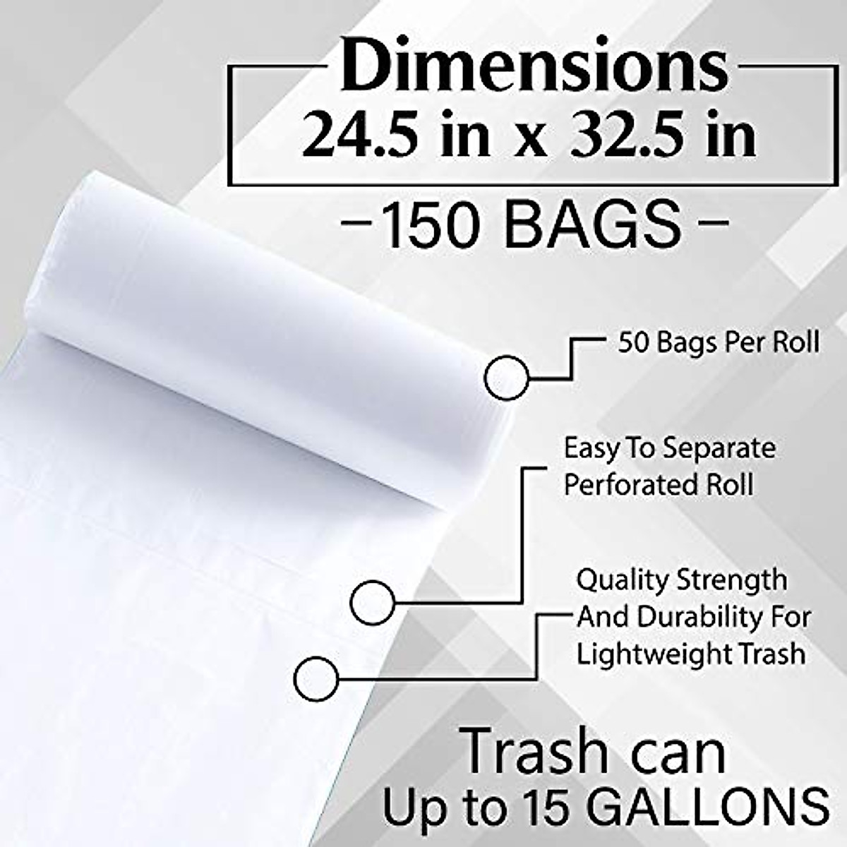 150 Paper Shredder Bags