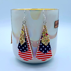 Basketball Earrings for Women - Basketball Mom Jewelry - Basketball Jewelry - Basketball Wives Earrings (Royal Blue & Silver)