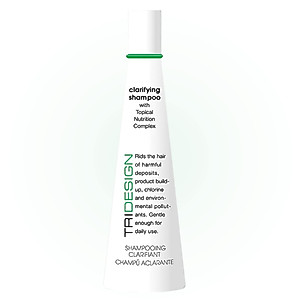 TRI Design Hair Care Clarifying Shampoo - Liquid Shampoo for Hair Deep Cleansing - Build Up & Impurities - Perfect Hair Care Products & Everyday Shampoo - 10.5 fl. oz.