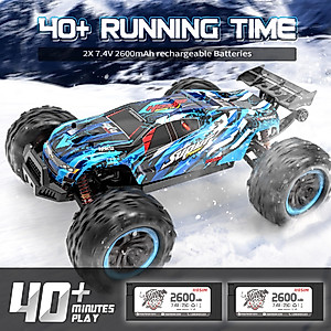 Hosim Brushless RC Cars, 1:10 68+ KMH High Speed Remote Control Car for Adults Boys, 4X4 All Terrains Waterproof Off Road Hobby Grade Large Fast Racing Buggy Toy Gift Monster Trucks