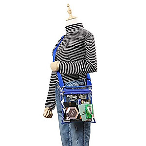 HULISEN Clear Crossbody Purse Bag, Stadium Approved, with Extra Inside Pocket
