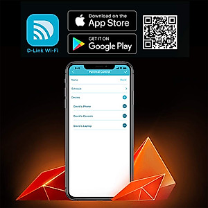 D-Link EXO|AX AX5400 WiFi6 Gigabit Mesh Router - Mobile App. Managed - Voice Control - 4-port Gigabit Ethernet LAN - 2-port USB - (DIR-X5460-US)