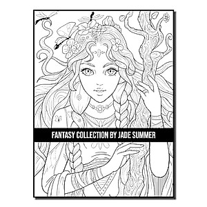 Fantasy Collection: An Adult Coloring Book with 100+ Incredible Coloring Pages of Mermaids, Fairies, Vampires, Dragons, and More!