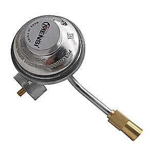MENSI Low Pressure 1lb Propane Regulator with Adapter Fitting for Blackstone 17" and 22" Tabletop Griddle