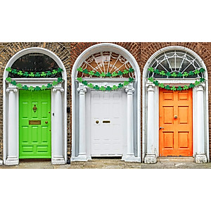 Tonak Felt Shamrock Clover Banner Hanging Shamrock Decorations Shamrock Ornament Decor for st Patricks Day Accessories Garland Banner st. Patricks Day Decorations Irish Day Party Supplies 20pcs