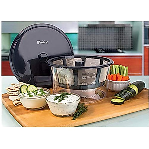 Euro Cuisine GY60 Greek Yogurt Maker with Ultra Fine Mesh Stainless Steel Strainer Basket