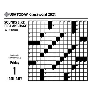 USA Today Crossword Puzzles 2021 Day-to-Day Calendar