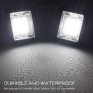 NDRUSH LED License Plate Light Lamp Compatible with 2015 to 2020 Ford F150, 2017 2018 2019 2020 F150 Raptor, 6000K White, Pack of 2