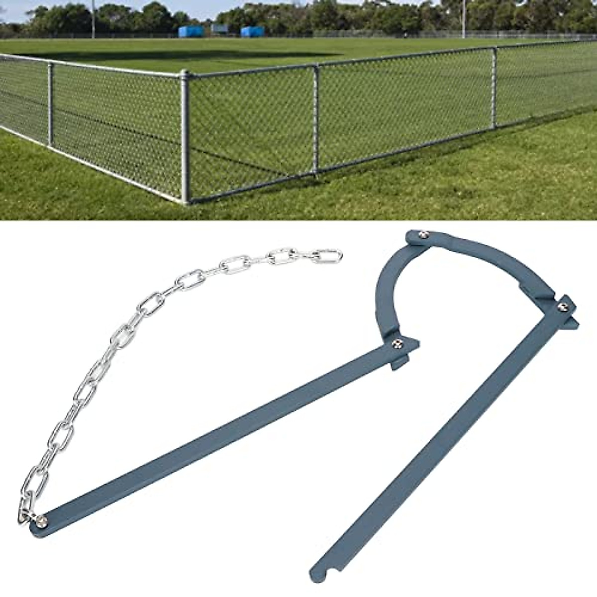 Mothinessto Chain Fence Strainer, Fence Fixer Iron Material Strong Corrosion Resistance Anti Rust Garden Fence Fixer Repair Tool Stretcher Tensioner for Electric Fence Wire