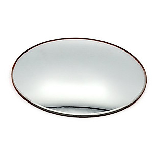 Round Convex Glass Mirror - 4" (100mm) Diameter - 100mm Focal Length - 2.5mm Thick Approx. - Eisco Labs