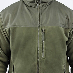 Condor Alpha Micro Fleece Jacket (Olive Drab, Large)