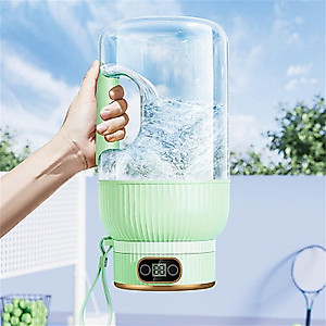 Yulyoie Multifunctional Portable Juicer Cup with Digital Display,Multifunctional Portable Juicer Cup,Yulyoie Portable Smoothie Blender on The Go,Yulyoie Juicer Cup,Yulyoie Portable Juicer (Green,2PCS)