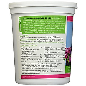 J R Peters Inc 52624 Jacks Classic No.1.5 20-6-22 Petunia Feed