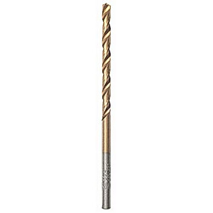 Irwin Tools - 63708 63908 Single Titanium Nitride Coated High-Speed Steel 135-Degree Split Point Drill Bit, 1/8"