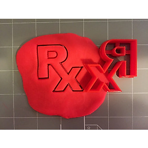 RX Logo Cookie Cutter (3 Inch)