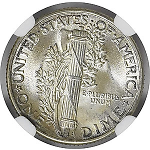 1939 P Mercury Dime NGC MS67+