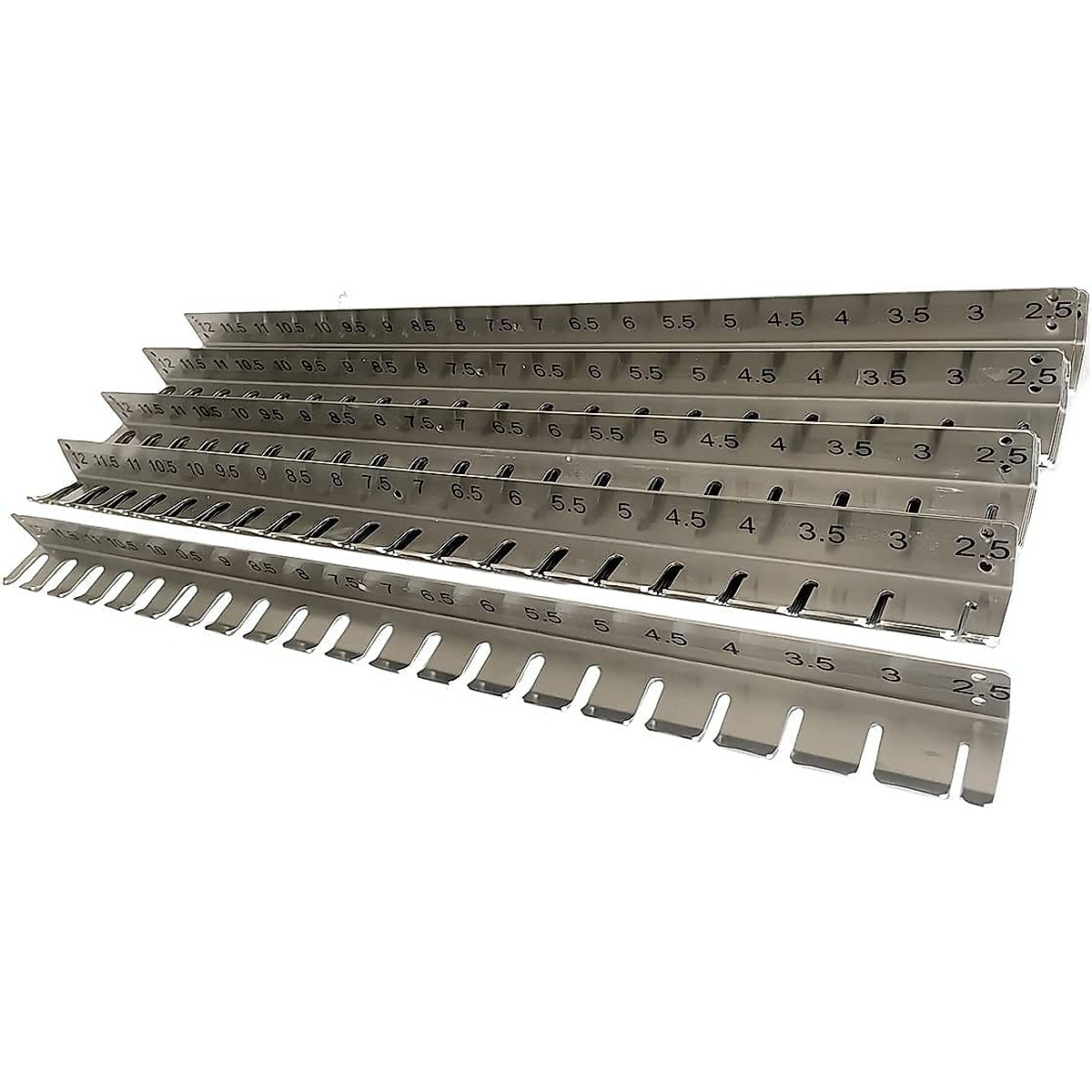 Caphstion 304 Stainless Steel Rack Wall Hanging Frame For Endotracheal Tubes Veterinaria Equipment(2.0-12,57CM)