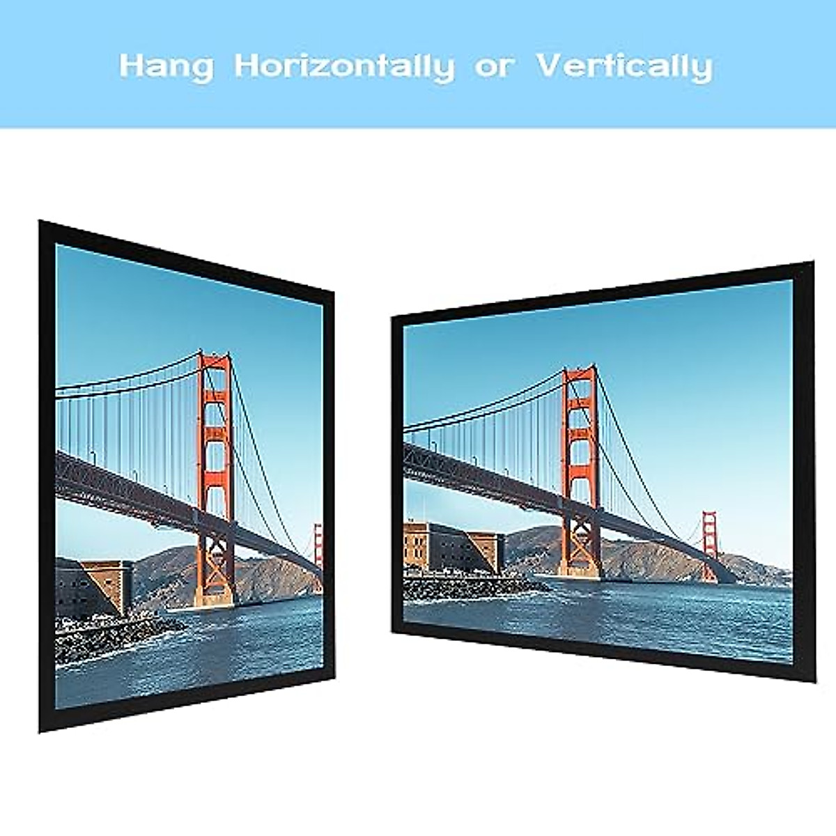 OMISHE 6x9 Picture Frame Black for Wall Hanging or Tabletop, 6 x 9 Frame Wall Mounting Horizontally or Vertically, 6 by 9 Wall Gallery Photo Frame, Black