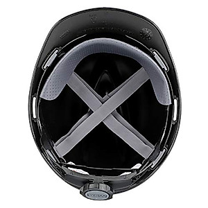 MSA 10079479 V-Gard Slotted Hard Hat, Americaln Eagle,, Capacity, Volume, Polyethylene, Standard, black/Red/White/Blue