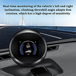 AWOLIMEI Head up Display for Cars, GPS Speedometer, GP11 Car HUD,Windshield Head-up Display, Incline Meter, Speed Warning, Slope Warning, Work for All Vehicles