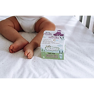 Jack N' Jill Baby Gum & Tooth Wipes - Natural & Safe, Contains only Water & Xylitol, Soft Cotton, Free from Fluoride & Sugar, Baby Mouth Wipes - 25 Individually Wrapped Wipes