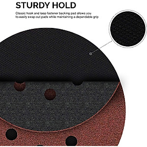 Neiko 30267A Flexible-Edge Hook-and-Loop PU Backing Pad for DA Sander Polisher Buffer, 6 Inches by 5/16 Inches, 24 Thread