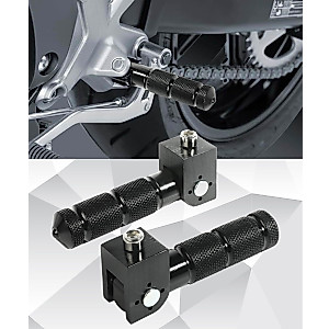 RACOONA Foot Pegs,Bike Pegs,Foldable Motorcycle Foot Pegs,Car Accessories 8MM Motorcycle Pegs,90 Degree Fixed Folding Passenger Pedal,Universal Footpeg Aluminum Pedals for Electric Motor Bicycle ATV