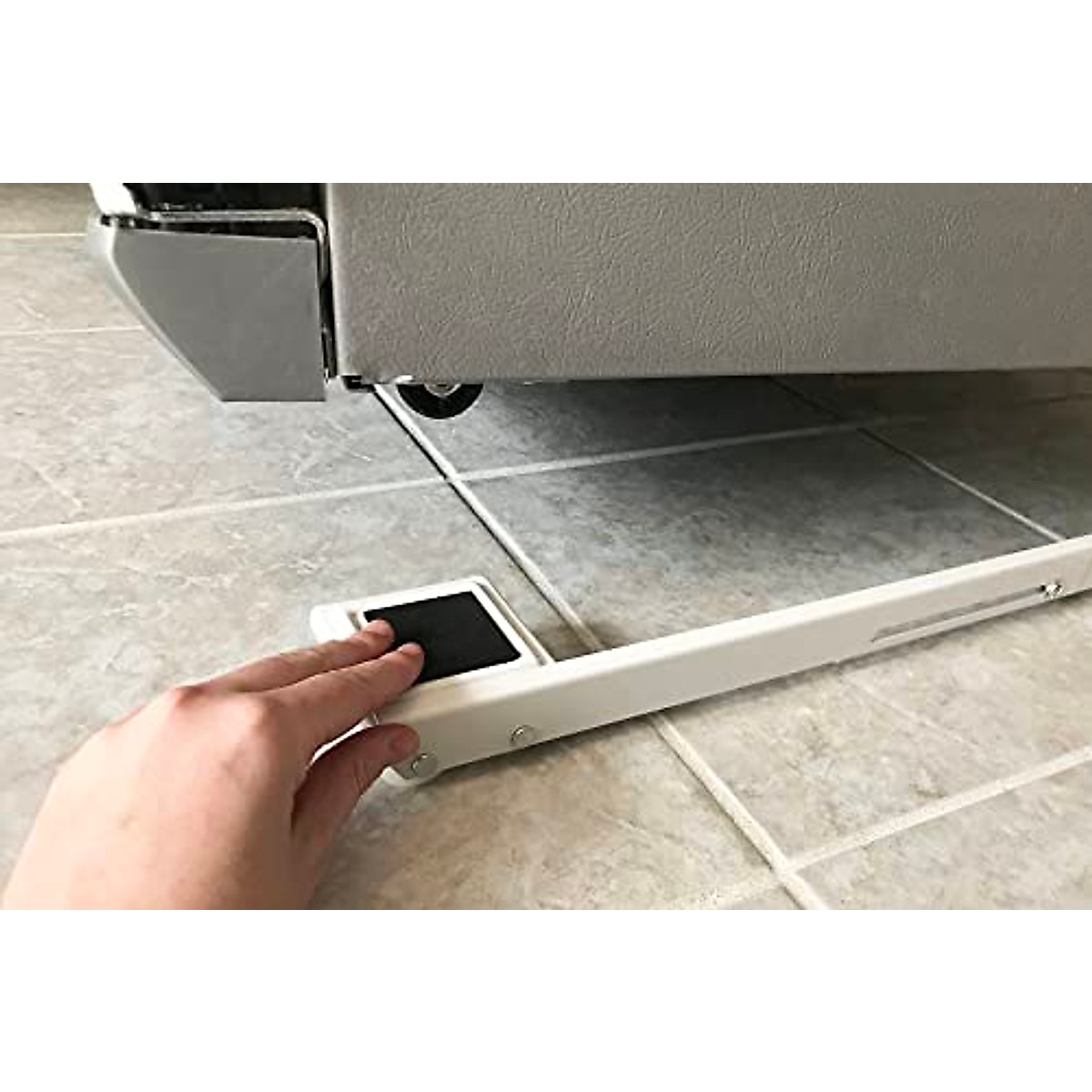 Shepherd Hardware 9601 Stamped Steel Adjustable Appliance Rollers, 2-Pack