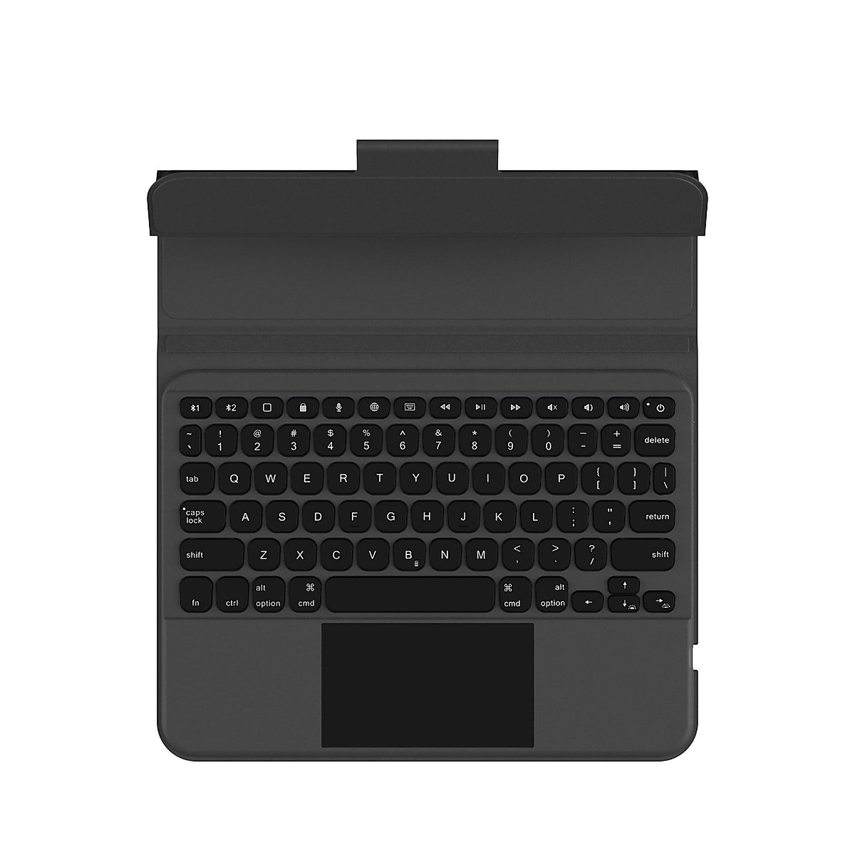 URBAN ARMOR GEAR UAG Designed for iPad 10.9" 10th Gen 2022 Case with Detachable Keyboard Black/Ash English, Rugged Bluetooth Wireless Keyboard Multi-Touch Trackpad Backlit Keys Smart Cover Folio