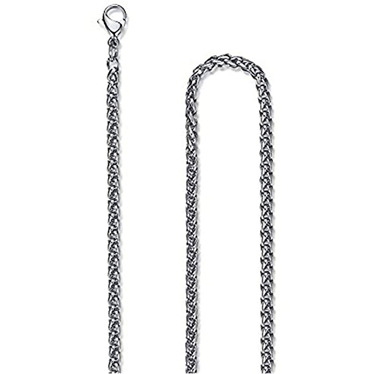 JTTBIGV Stainless Steel Jesus Christ INRI Crucifix Cross Pendant Necklace 30inch Long Chain