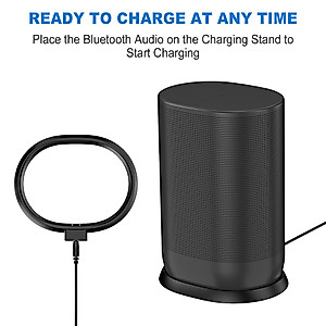 Soarking Charging base for Sonos Move Gen 2nd and 1st with 45W Adapter(Black)