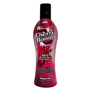 Supre Cherry Bomb Red Hot Dark Accelerator Tanning Lotion 8 oz.