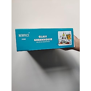 Flower House Architecture Building Set with LED Light,City Flower Store Model Kit,Building Blocks Toy for 15+ Age Teen,Adult (1593 Pieces)