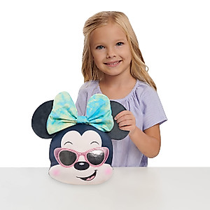 Disney Street Beach 13.5-Inch Character Head Plush Minnie Mouse