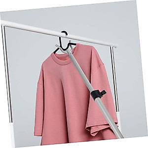 Alipis 3 pcs clothes rail white curtain rod clothing rack white Extendable Reach Pole garment rod Home Supplies Simple Pole for Clothes outdoor clothes fork grab handle hook Extender