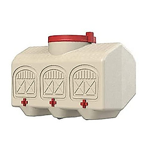 OverEZ Automatic Chicken Waterer with No Spill System, Outside and Inside Poultry Drinker, Large 12 Gallon High Capacity Drinking Bottle Dispenser for Hens