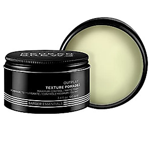 Redken Brews Texture Pomade For Men, Maximum Hold And Matte Finish, No Crunch, 3.4 Ounce