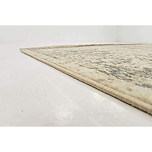 Unique Loom Tuareg Collection Vintage Distressed Traditional Area Rug, 9 x 12 ft, Beige/Brown
