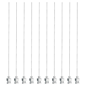 PATIKIL Blunt Tip Dispensing Needle 27G, 10 Pcs 5 Inch Stainless Steel Liquid Dispenser Needles with Lure Lock for Refilling Liquid Inks Adhesives Glue