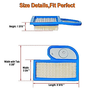 HIFROM Air Filter Replacement for FH451V FH500V FH531V 580V Replaces Kawasaki 11013-7002 John Deere M137556 Ariens 21538200 Gravely 21538200 Cub Cadet 490-200-0004