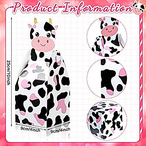 Karenhi 50 PCS Cow Party Favors Treat Boxes Cow Candy Goodies Gift Boxes Cow Print Birthday Box Paper Party Box Gift Wrap Boxes for Baby Shower Birthday Party Decorations Supplies, 9 x 4 x 4 Inches