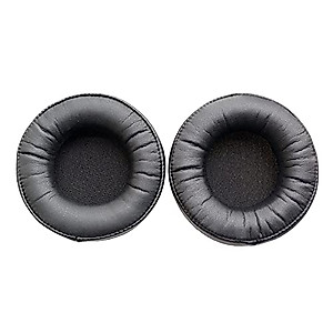 Replacement Earpads Compatible with Pioneer Pro DJ HDJ-700-K HDJ700 Headphone,Earmuffs Repair Parts (Black 1 Pair)