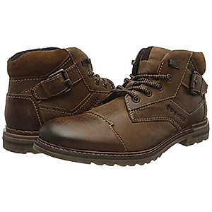 bugatti Men's Oxford Boot, Cognac, 10