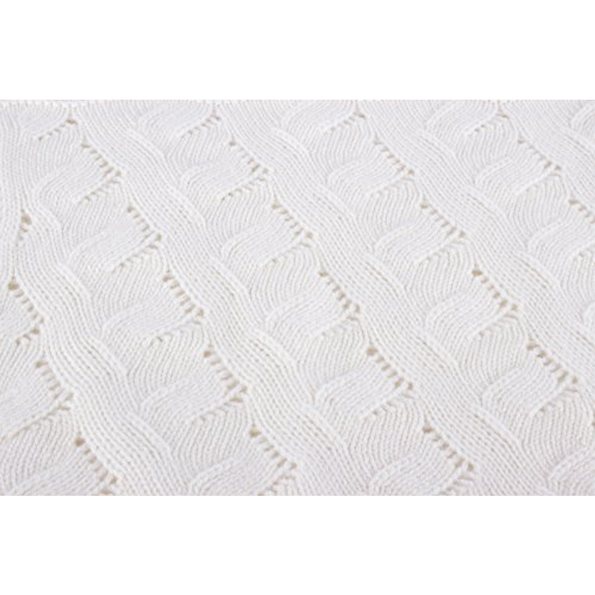 Unisex Luxury 100% Cashmere Baby Blanket - 'White' - Hand Made in Scotland by Love Cashmere - RRP $300
