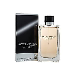 Silver Shadow By Davidoff For Men. Eau De Toilette Spray 3.4 OZ