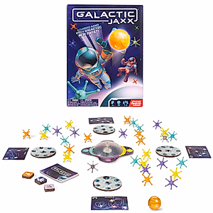 Galactic Jaxx Board Game | Jakks Wild Games | Strategy Board-Game | Family Game for Adults and Kids | 2 to 4 Players | Average playtime 20 minutes | Ages 6+