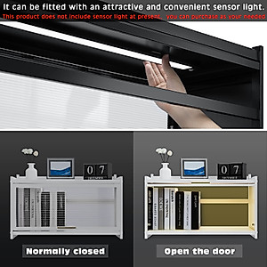 SweeTinytwo Wall Cabinet, Medicine Cabinet, Metal Cabinet with Large Capacity, Matches Variety of Decors (63 * 27 * 35cm,White)