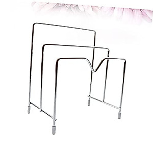 NUOBESTY 2pcs Stainless Steel Over The Sink Dish Rack in-Sink Dish Racks Stainless Dish Rack in Sink Dish Rack Dish Drying Rack Cutting Board Holder Chopping Board Drain Rack Dish Shelf